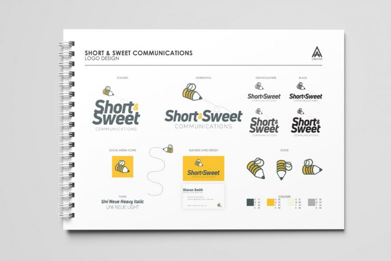 Double A Creative - SHORT & SWEET COMMUNICATIONS - Branding